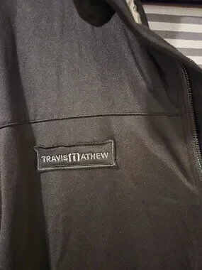 Travis Mathew | Shirts | Travis Mathew Full Zip Sweatshirt Black Xl ...